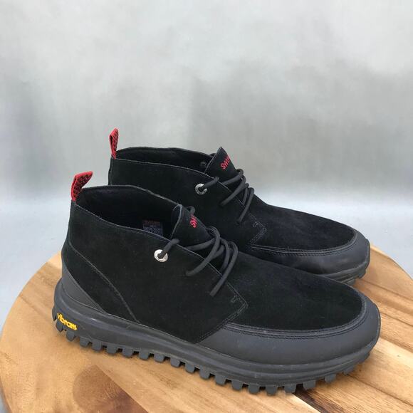 Swims | Shoes | Swims Helmut Vibram Hiking Shoes Mens 2 Black Lace Up ...